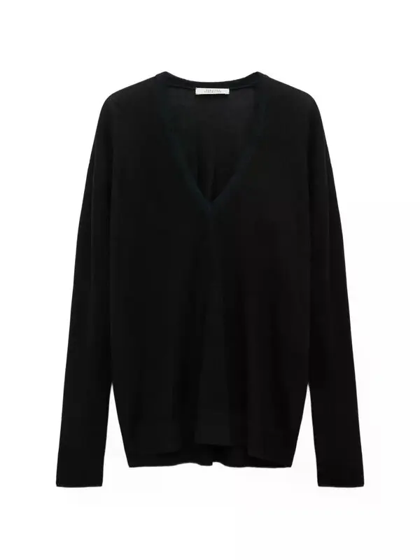 Dorothee Schumacher Romance V-neck Sweater - Black