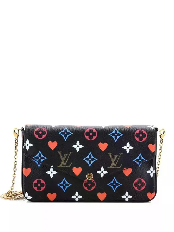 LOUIS VUITTON Felicie Pochette Game On Monogram - Black