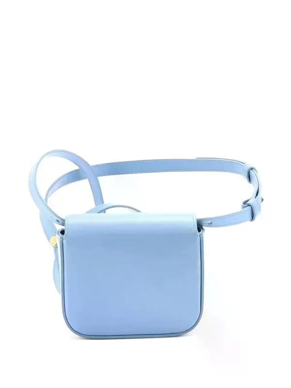 Celine Claude Leather Mini Shoulder Bag - Blue