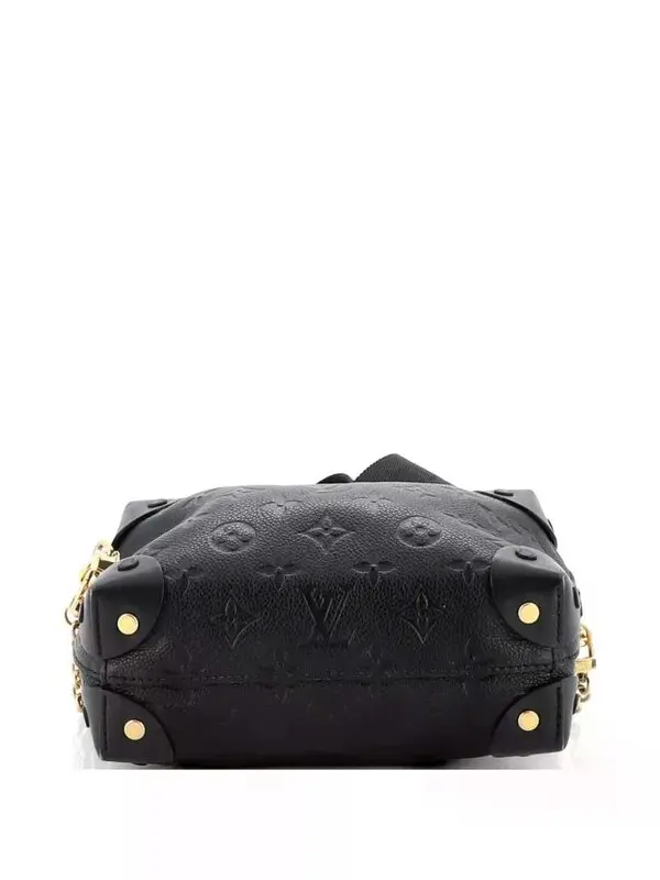 LOUIS VUITTON Petite Malle Souple Monogram Empreinte Leather - Black