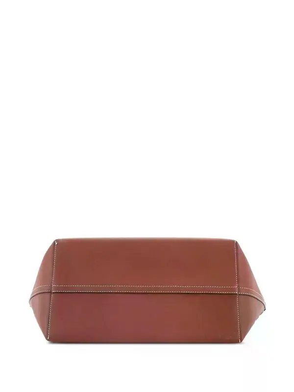 Burberry Soft Pocket Leather Small Tote Bag