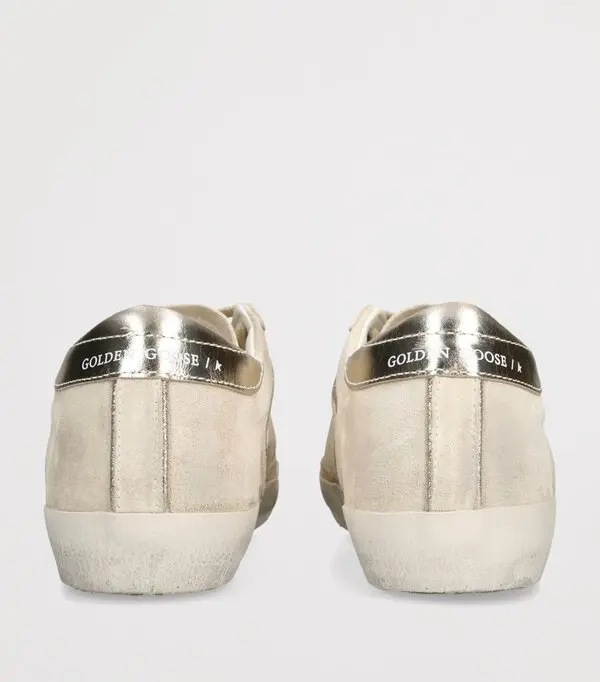 GOLDEN GOOSE Super Star Suede Sneakers - Beige