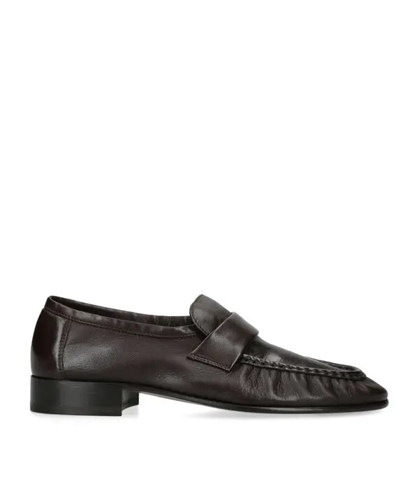 THE ROW Soft Loafers - Brown