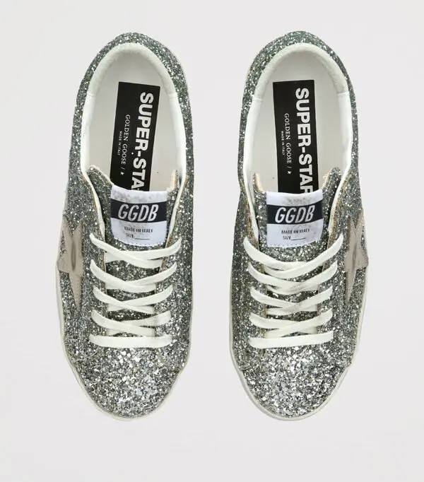 GOLDEN GOOSE Super Star Glitter Sneakers