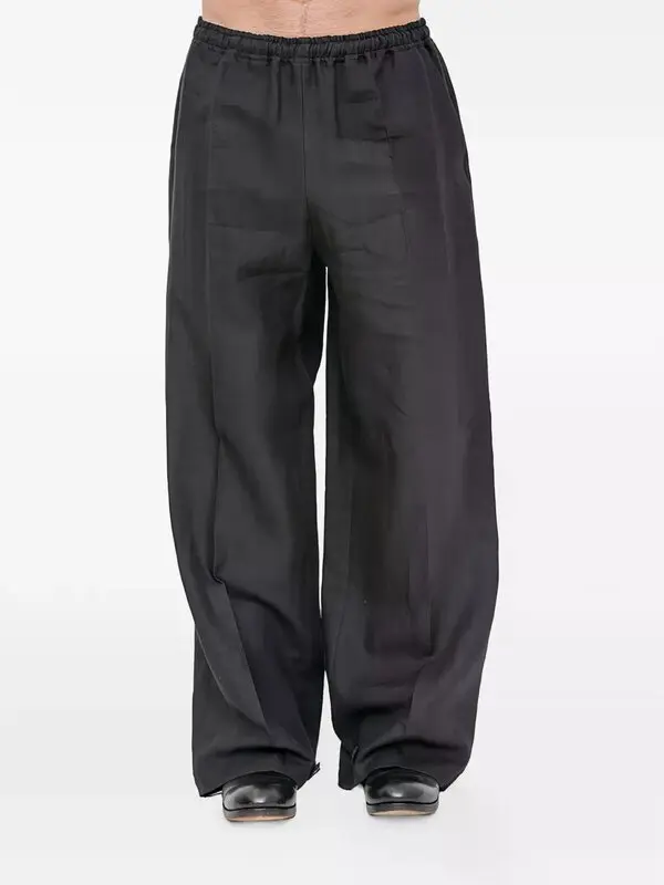 SETCHU Wool Trousers - Black