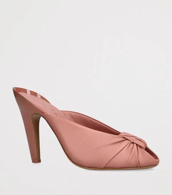 Chloé Leather Suzie Heeled Mules