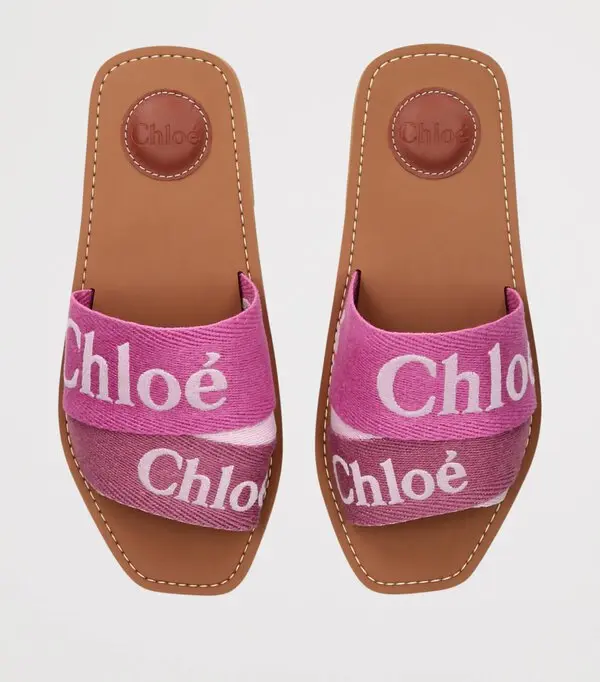 Chloé Woody Mules - Purple