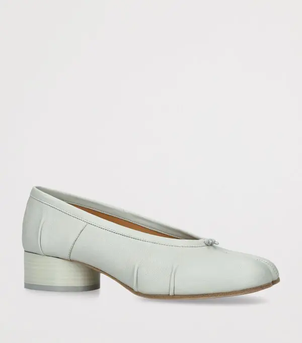 MAISON MARGIELA Leather Tabi Ballerina Pumps