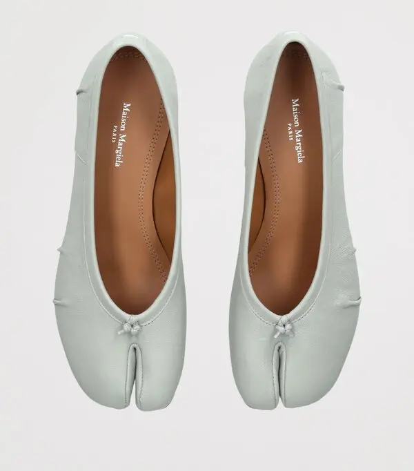 MAISON MARGIELA Leather Tabi Ballerina Pumps