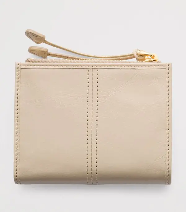 Prada Small Leather Wallet - Neutral