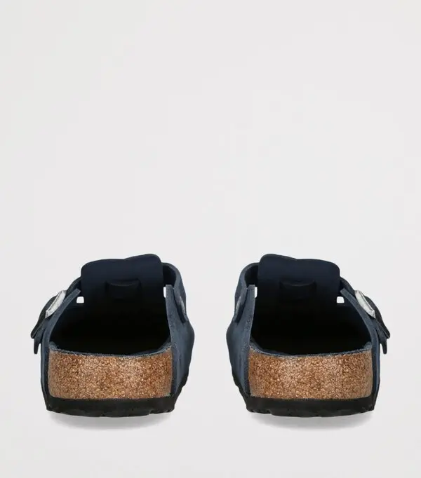 BIRKENSTOCK Suede Boston Clogs