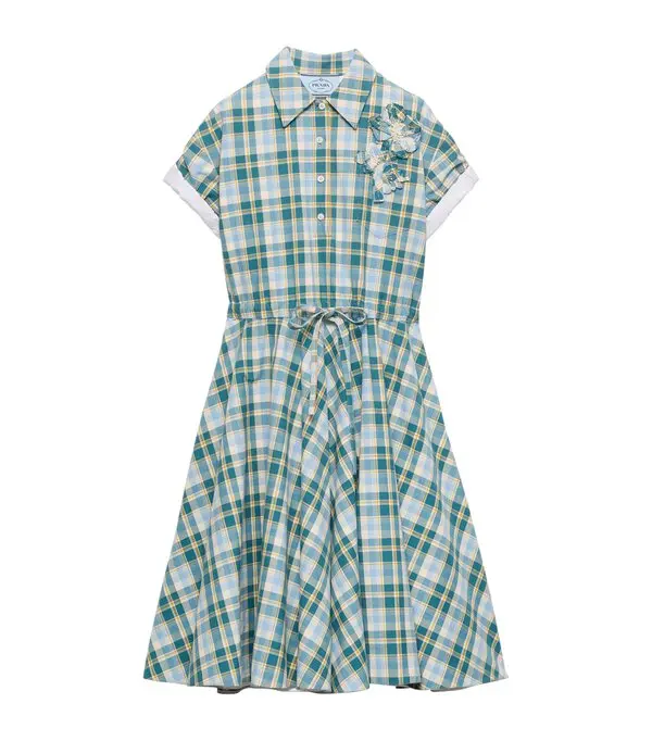 Prada Cotton Shirt Dress - Neutral