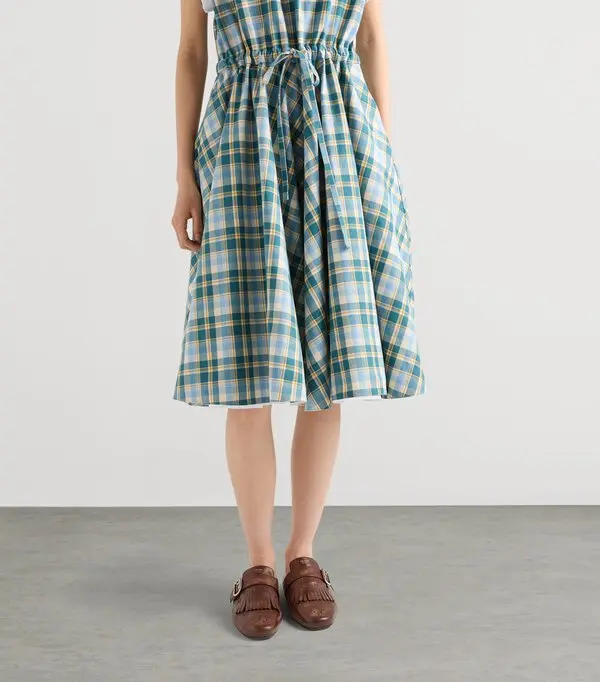Prada Cotton Shirt Dress - Neutral