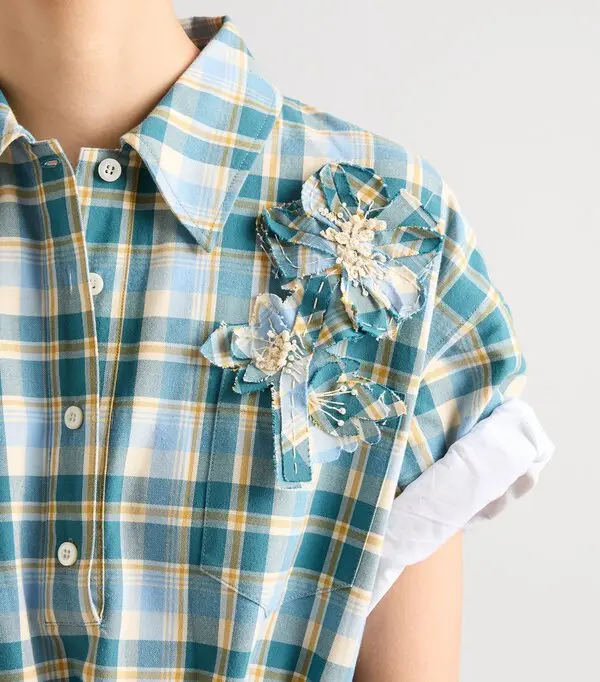 Prada Cotton Shirt Dress - Neutral