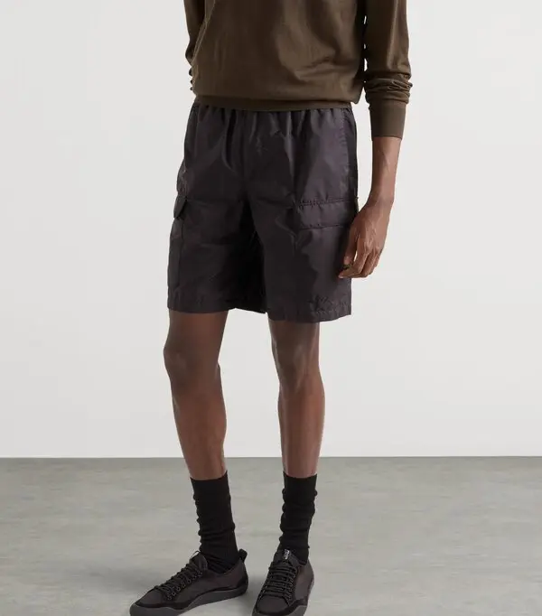 Prada Re-nylon Swim Shorts - Black