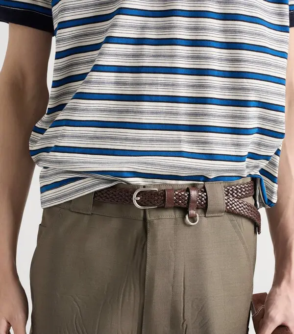 Prada Cotton Stripe T-shirt - Neutral