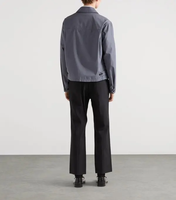 Prada Technical Cotton Zip-up Blouson Jacket