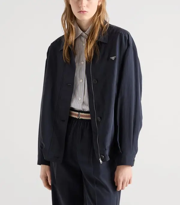 Prada Cotton Poplin Oversized Shirt