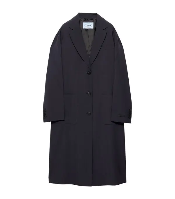 Prada Virgin Wool Trench Coat