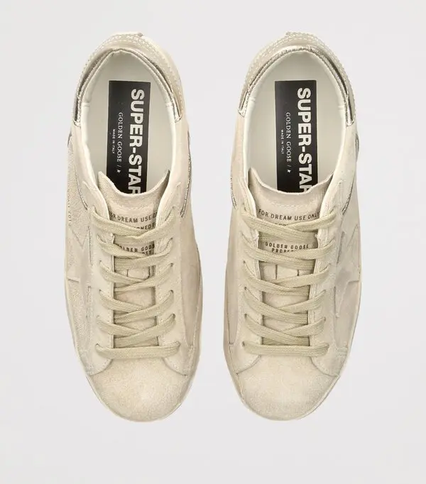 GOLDEN GOOSE Super Star Suede Sneakers - Beige