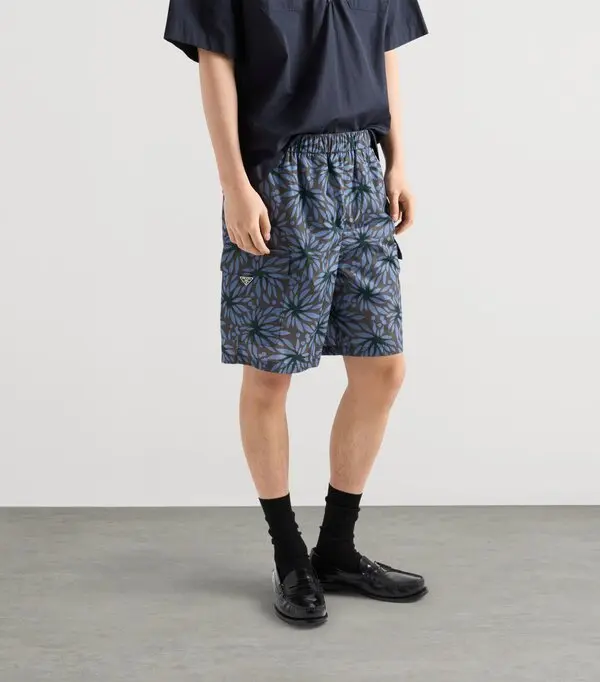 Prada Re-nylon Swim Trunks - Grey