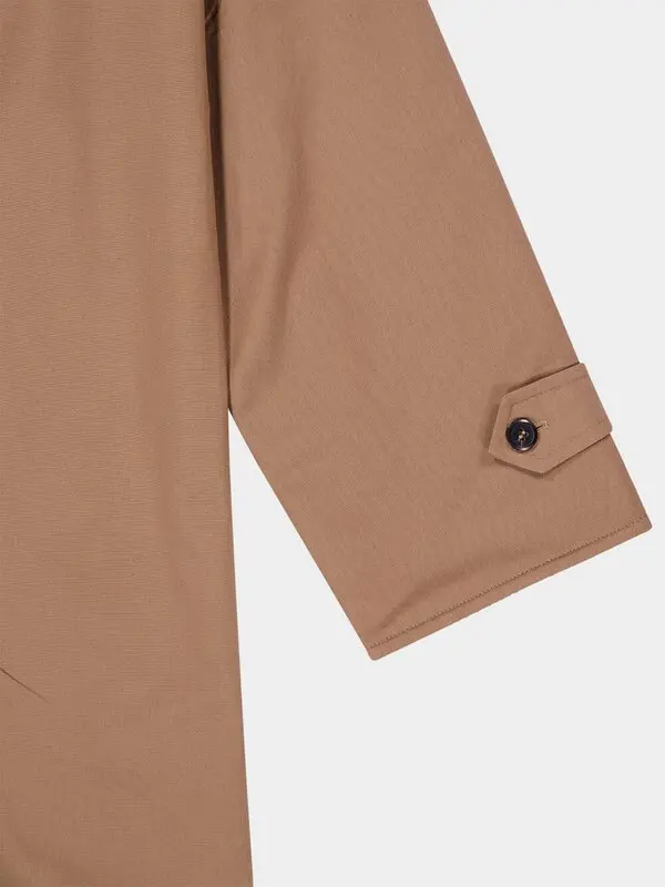 Prada Reversible Cotton Buttoned Coat - Brown