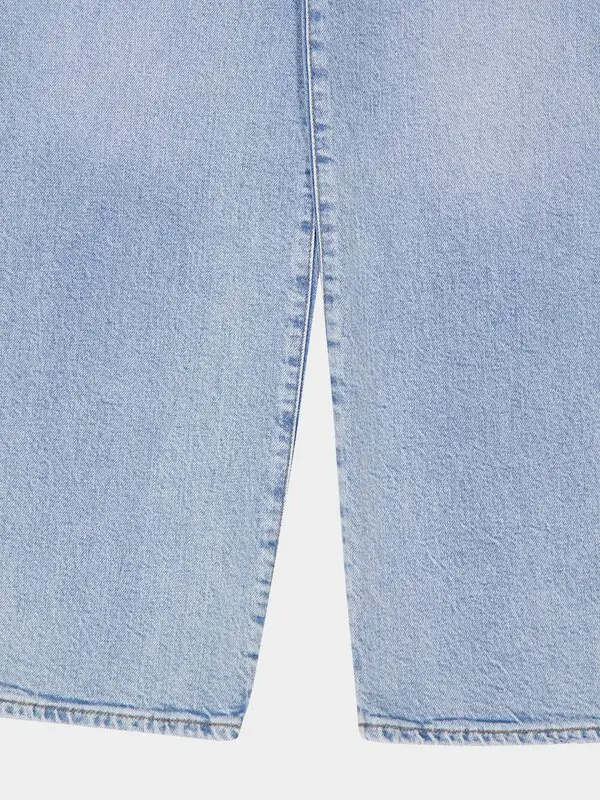 FRAME Dolly Light Wide-leg Jeans