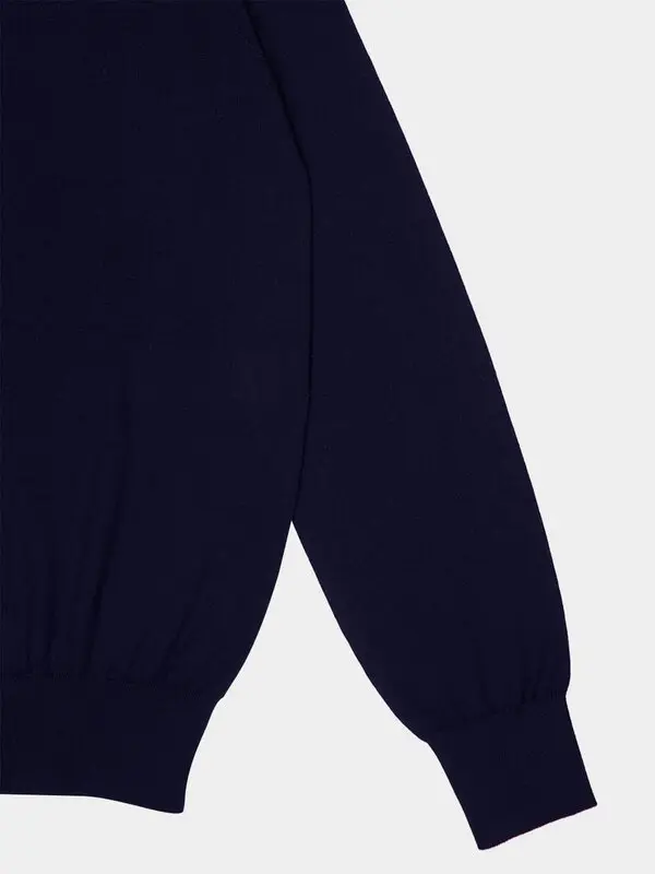 Saint Laurent Long-sleeve Wool-cashmere Turtleneck - Blue