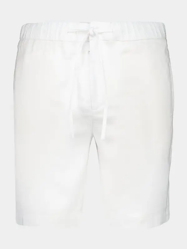 Frescobol Carioca Felipe Linen Shorts - White
