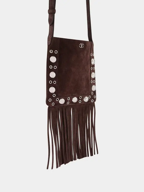 Valentino Garavani Nellcôte Suede Crossbody Bag