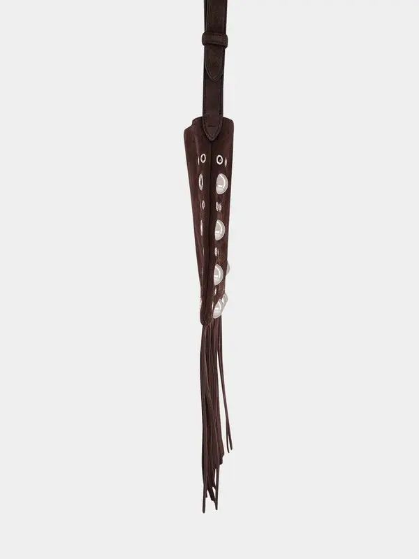 Valentino Garavani Nellcôte Suede Crossbody Bag - Brown