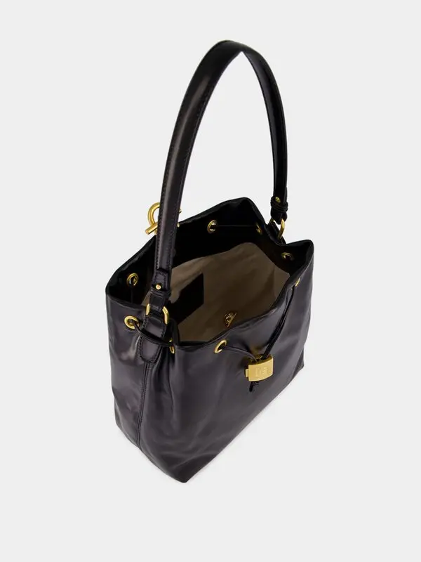 Balmain Pulse Calfskin Leather Backpack - Black