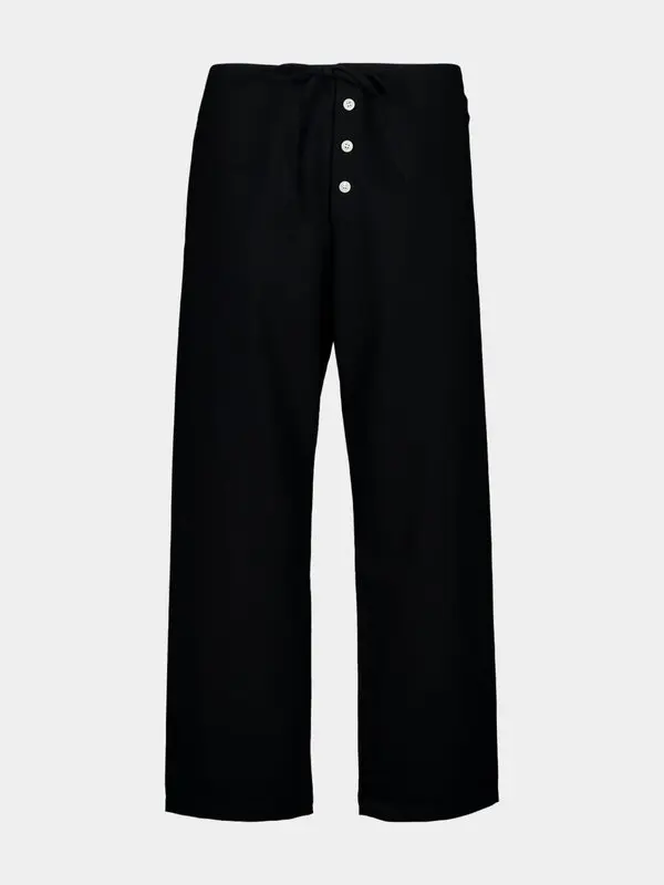 BODE Astor Pajama Pants - Black