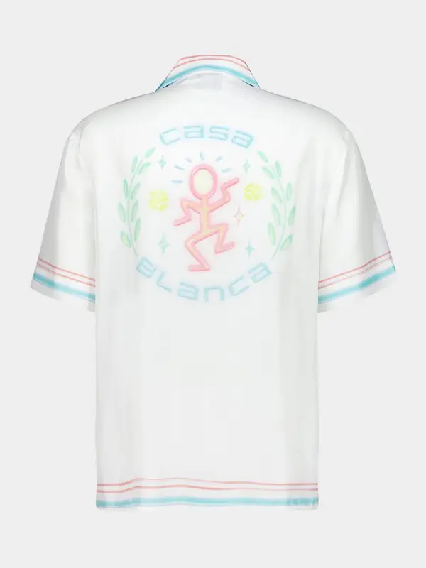 Casablanca Dance Of Joy Silk Cuban Shirt