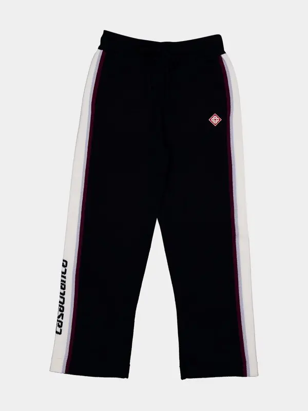 Casablanca Stripe Merino Knit Trousers