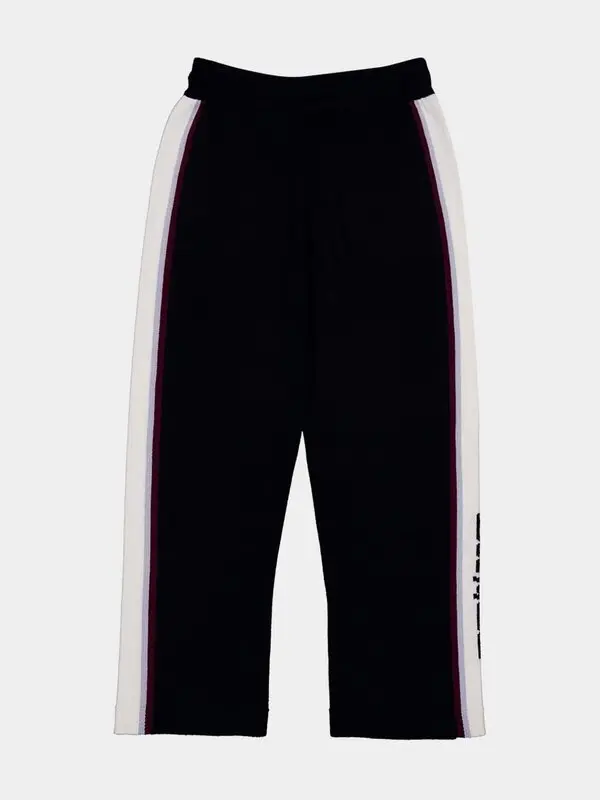 Casablanca Stripe Merino Knit Trousers