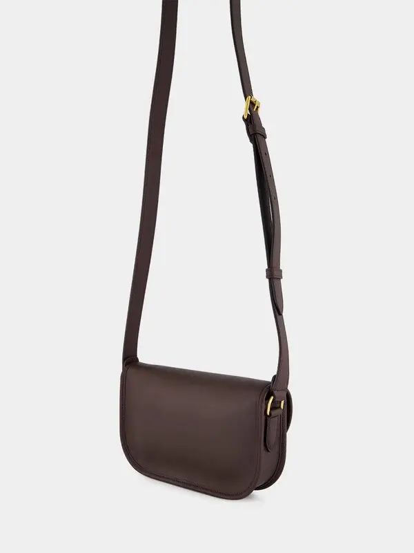 Valentino Garavani Small Antibes Leather Shoulder Bag - Brown