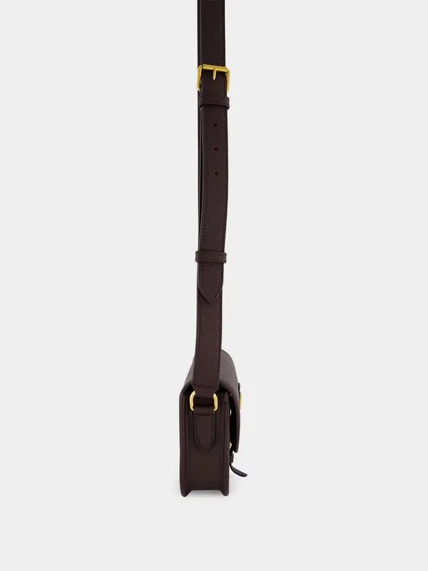 Valentino Garavani Small Antibes Leather Shoulder Bag - Brown