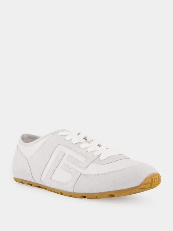 Balmain Racer 45 Leather Trainers