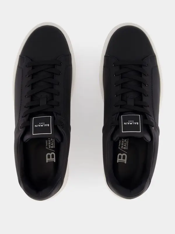Balmain B-court Leather Sneakers
