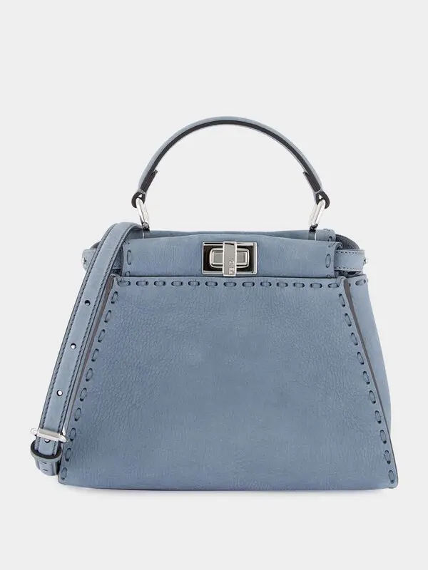 Fendi Peekaboo Mini Selleria Bag - Blue