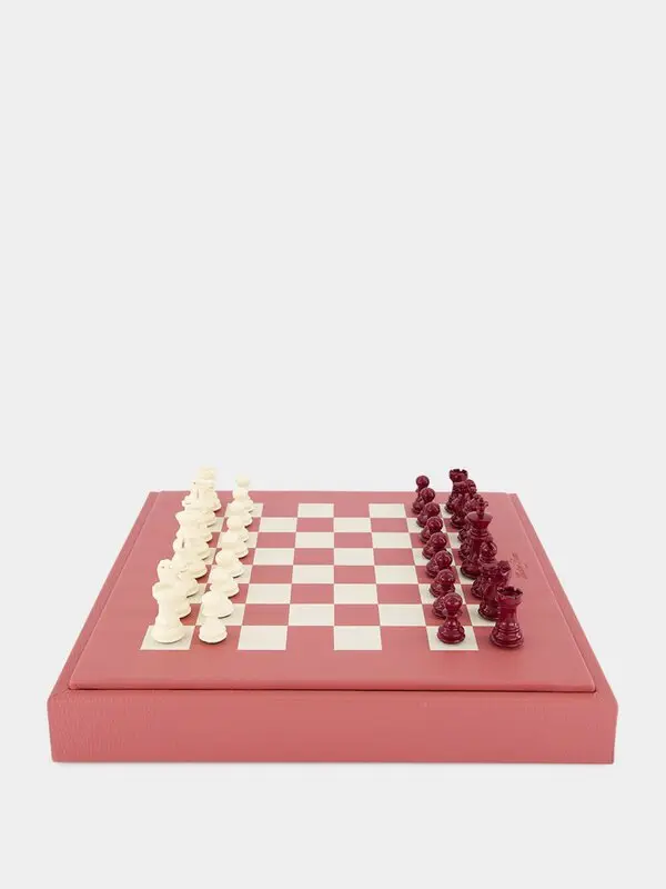 Hector Saxe Paris Bois De Rose Buffalo Chess Box - Pink