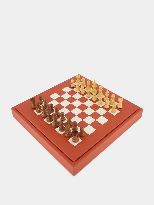 Hector Saxe Paris Buffalo Leather Chess Box