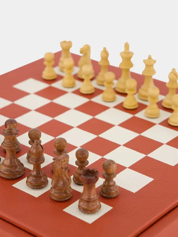 Hector Saxe Paris Buffalo Leather Chess Box