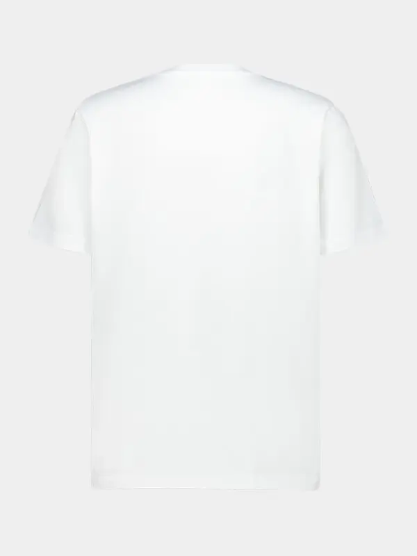 Casablanca White Dance Joy Organic Cotton T-shirt - Multicolour