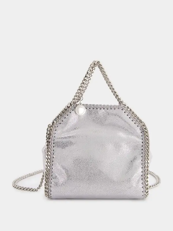 Stella McCartney Tiny Falabella Tote Bag - Silver