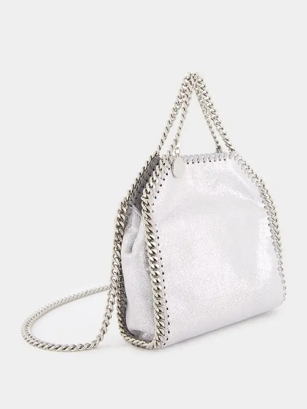 Stella McCartney Tiny Falabella Tote - Silver