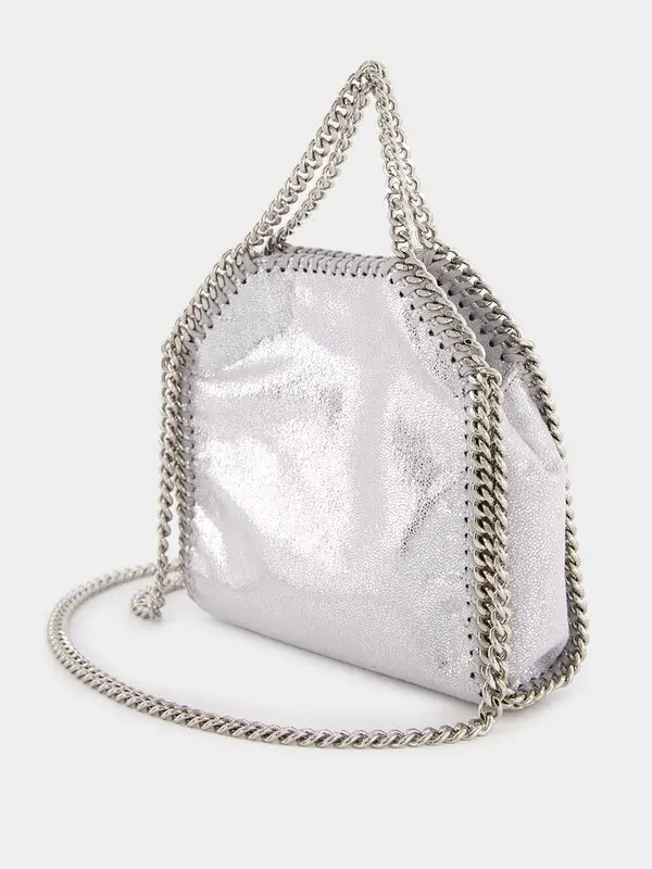 Stella McCartney Tiny Falabella Tote - Silver