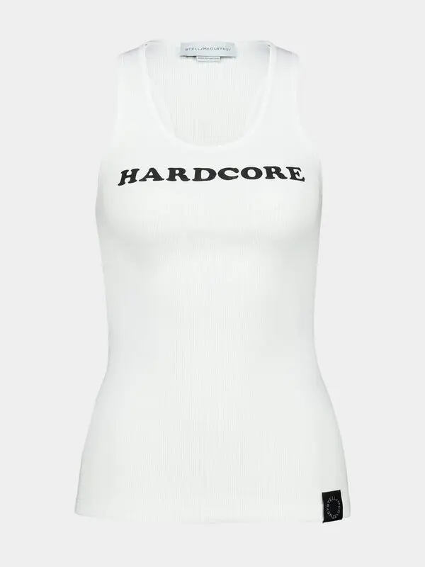Stella McCartney Pure Hardcore Slogan Tank Top - White