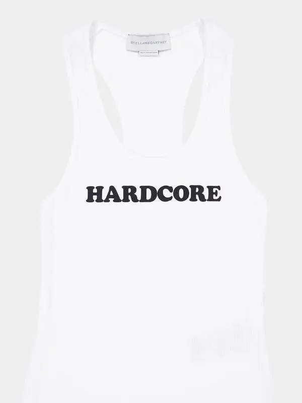 Stella McCartney Pure Hardcore Slogan Tank Top